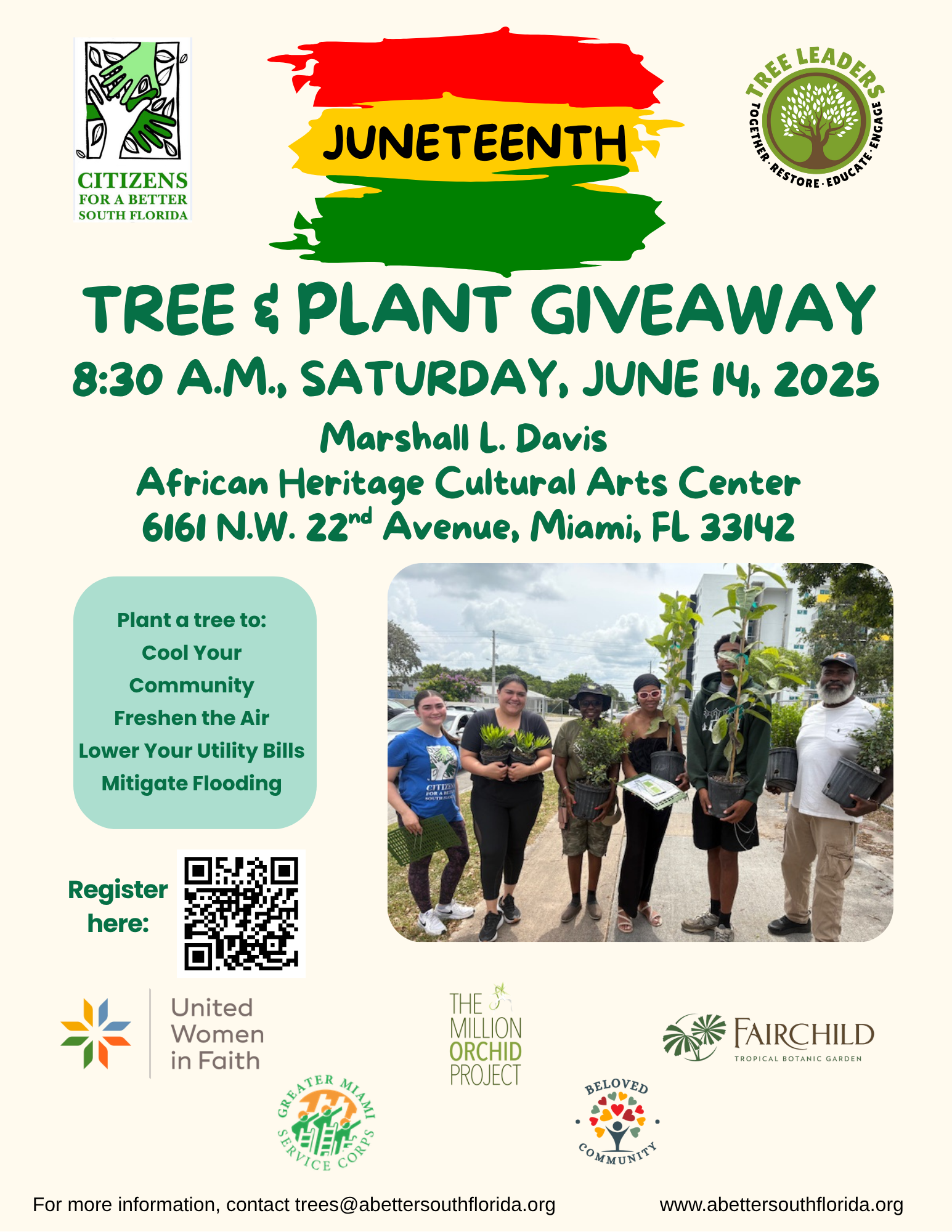 Juneteenth Tree/Plant Giveaway – Citizens For A Better South Florida